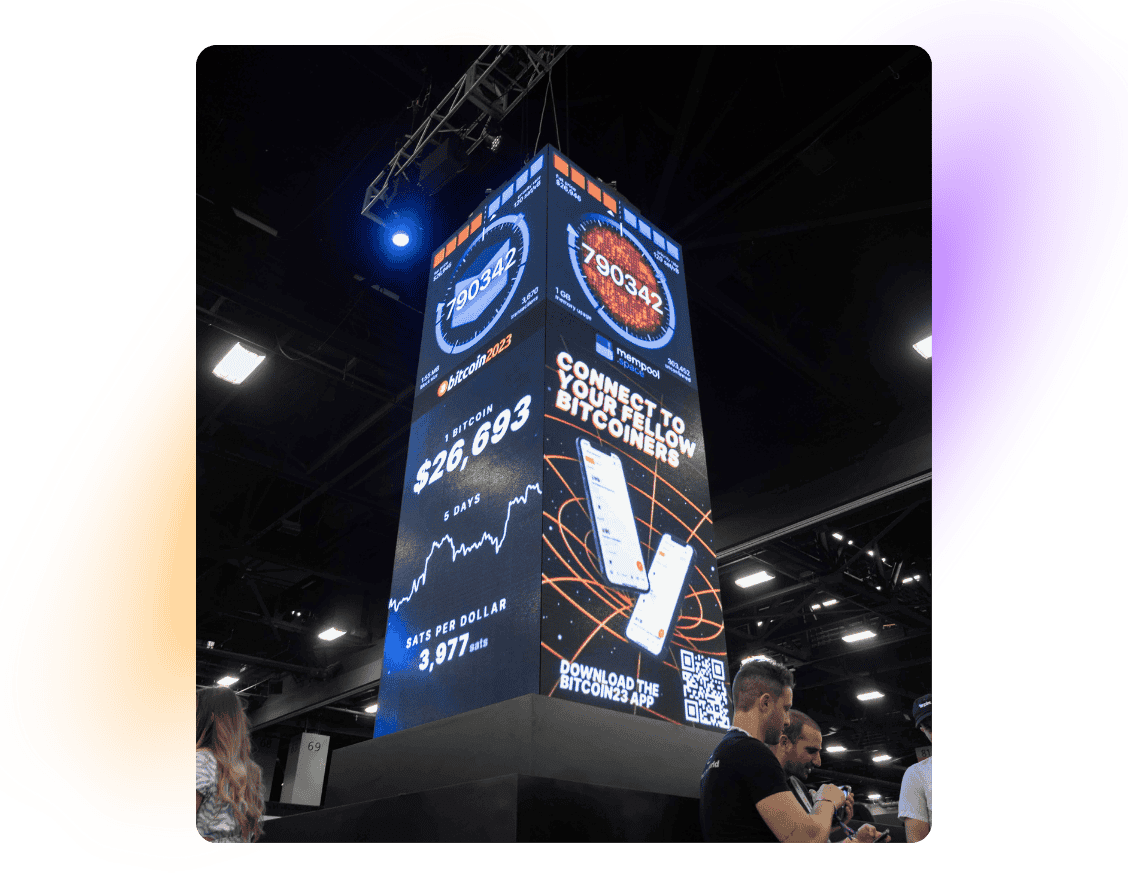 Digital Signage for Events | AV Production | Clarity Experiences