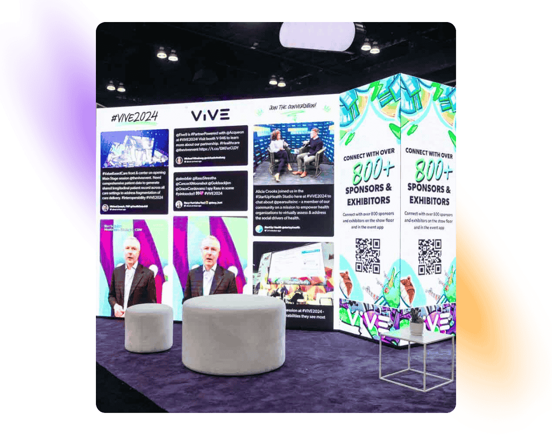 Digital Signage for Events | AV Production | Clarity Experiences
